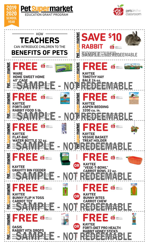 Pet Supermarket Grant Coupon Samples | Education Grants